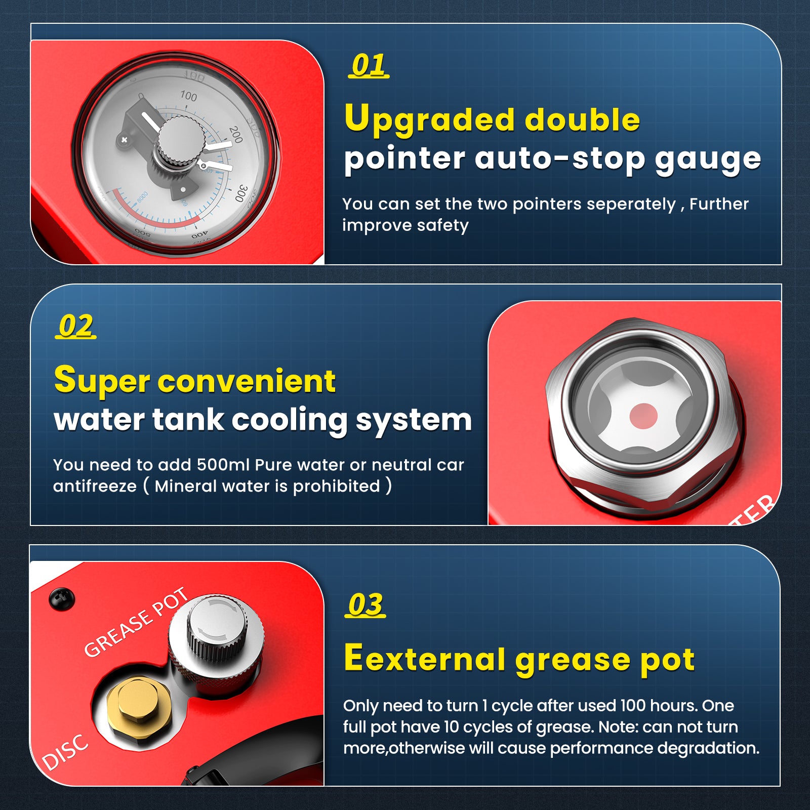 GX CS4-I Portable PCP Air Compressor, 350W Powerful Motor,Max 5800Psi ...