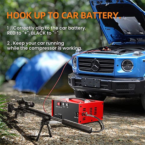 GX PUMP CS1-I PCP Air Compressor, 12V 220V 4500psi 300bar 30mpa PCP Co ...