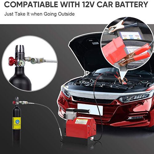 GX CS2 Portable PCP Air Compressor for Air Gun Inflatable Rifle Hunting ...